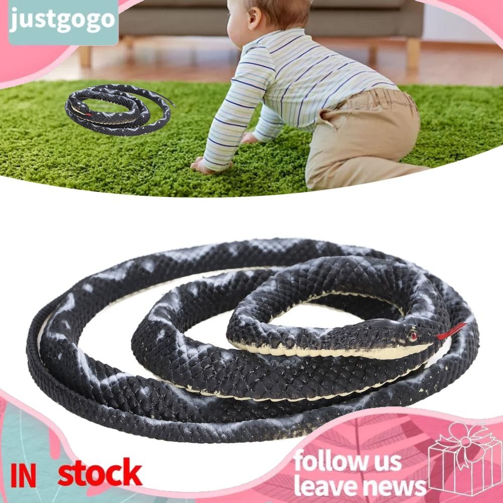 Justgogo Lifelike Snake Model Toy Plastic Educational Teaching Kids ...
