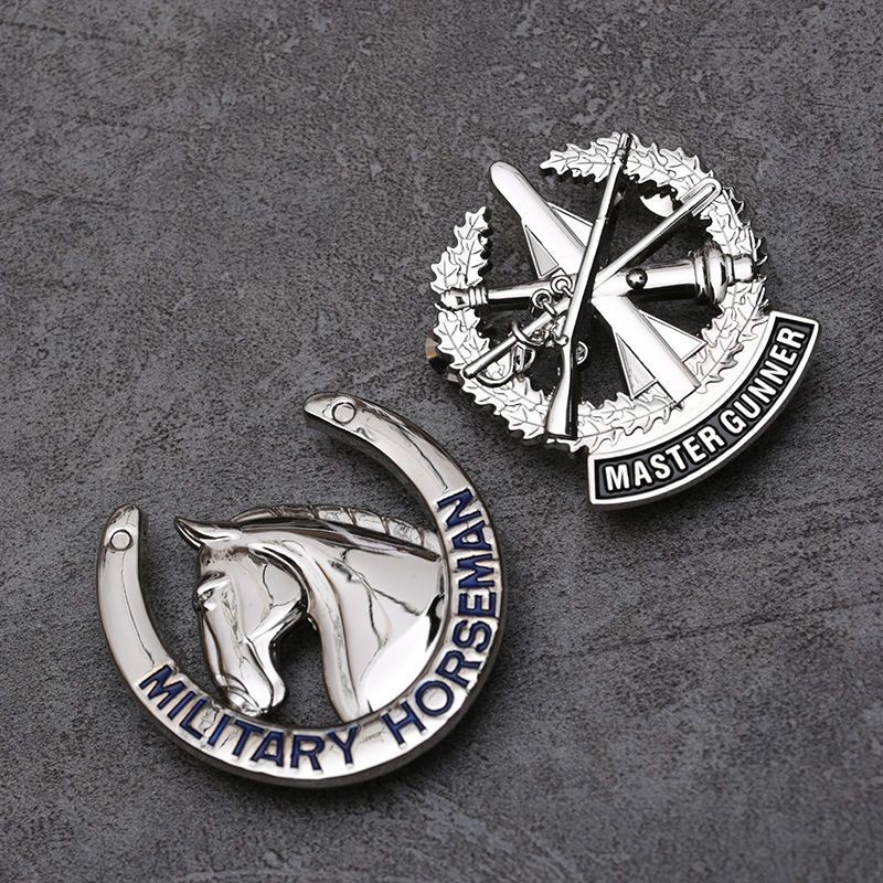 Main Gunner Badge Cavalry Skills Qualified Badge Military Fan Metal ...