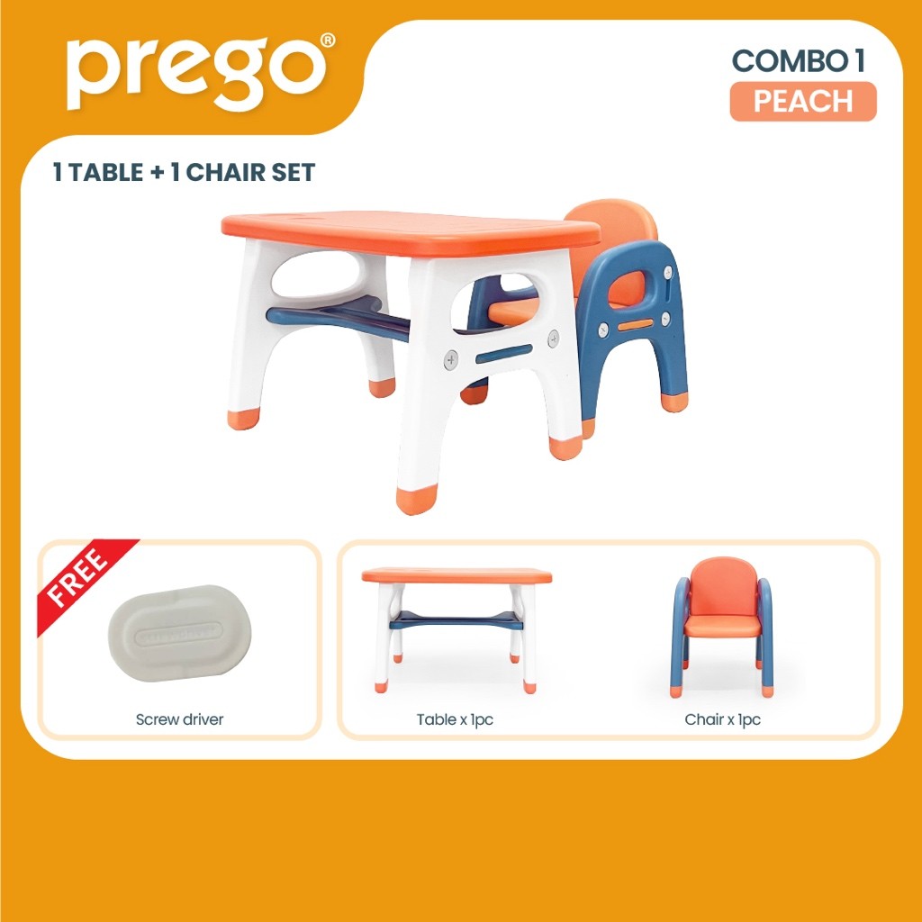 Prego Baby Dino Kids Learning Table Chair For Study Meal Time | Shopee ...