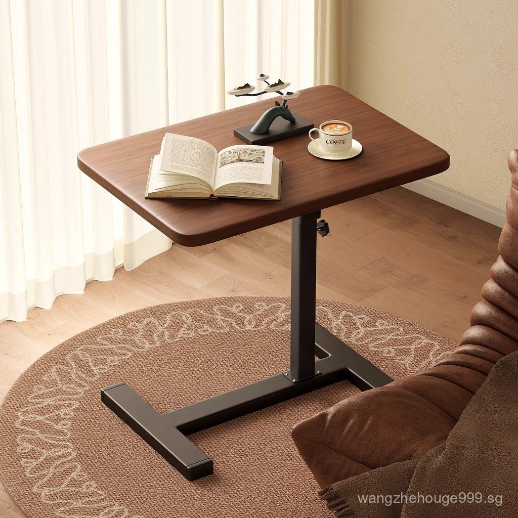 Folding Bedside Table Movable Adjustable Computer Desk Bedroom Home ...