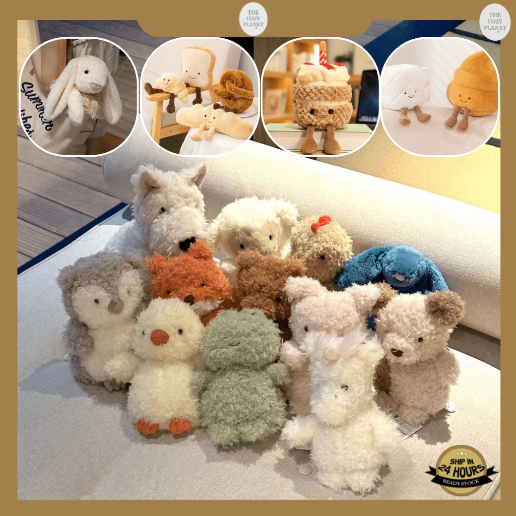 Jelly Cat Cute Soft Plush Star Moon Animal Puppy Bakery Flower Cake ...