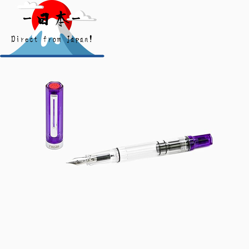 [Direct from Japan] TWSBI Fountain Pen Eco Trans Purple Stub 1.1 ...