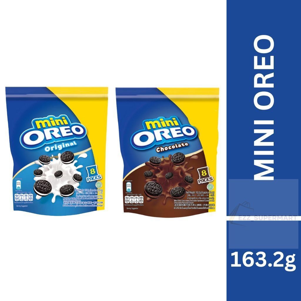 OREO Mini / Chocolate 8 Packs (163.2g) | Shopee Singapore
