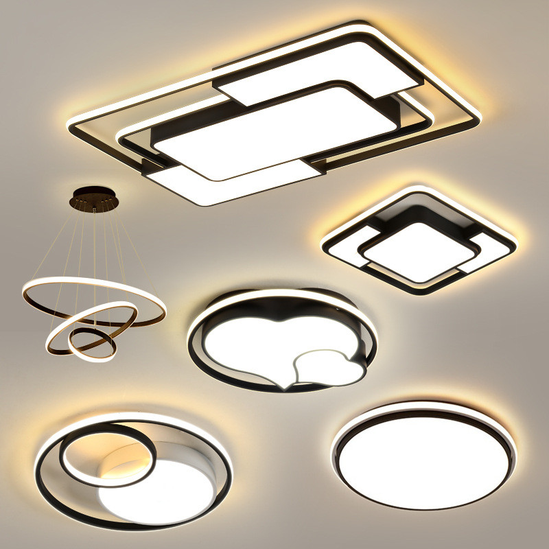 LED Flush Mount Ceiling Light with Remote Control, LED Flat Panel Light ...