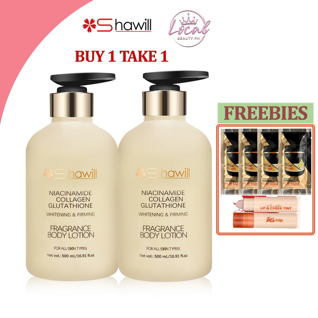 Shawill 3IN1 Body Lotion 500ml Niacinamide Glutathione Collagen ...