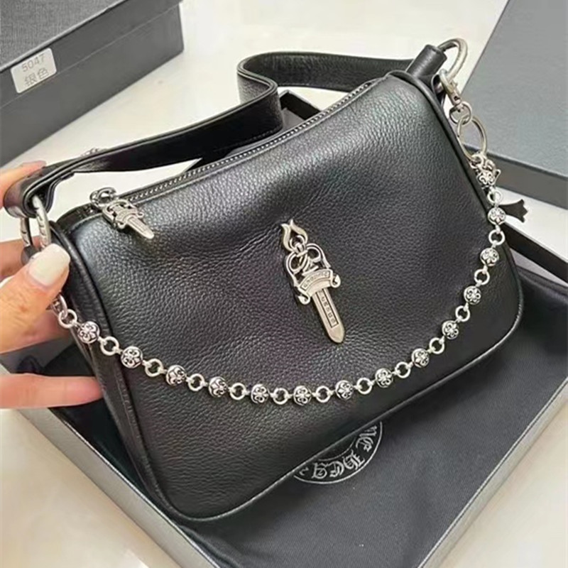 Crow Xin Sword Underarm Bag New Style Genuine Leather Female Bag Chain ...
