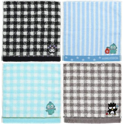 Sanrio Bad Badtz Maru Petit Towel (Check) 972169 ,Kuromi (stripe ...