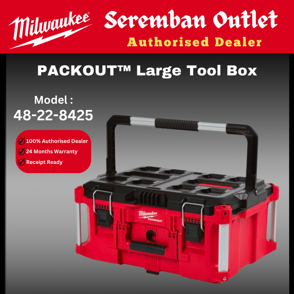 Milwaukee Packout Large Tool Box / 48-22-8425 / Milwaukee Tool Box ...