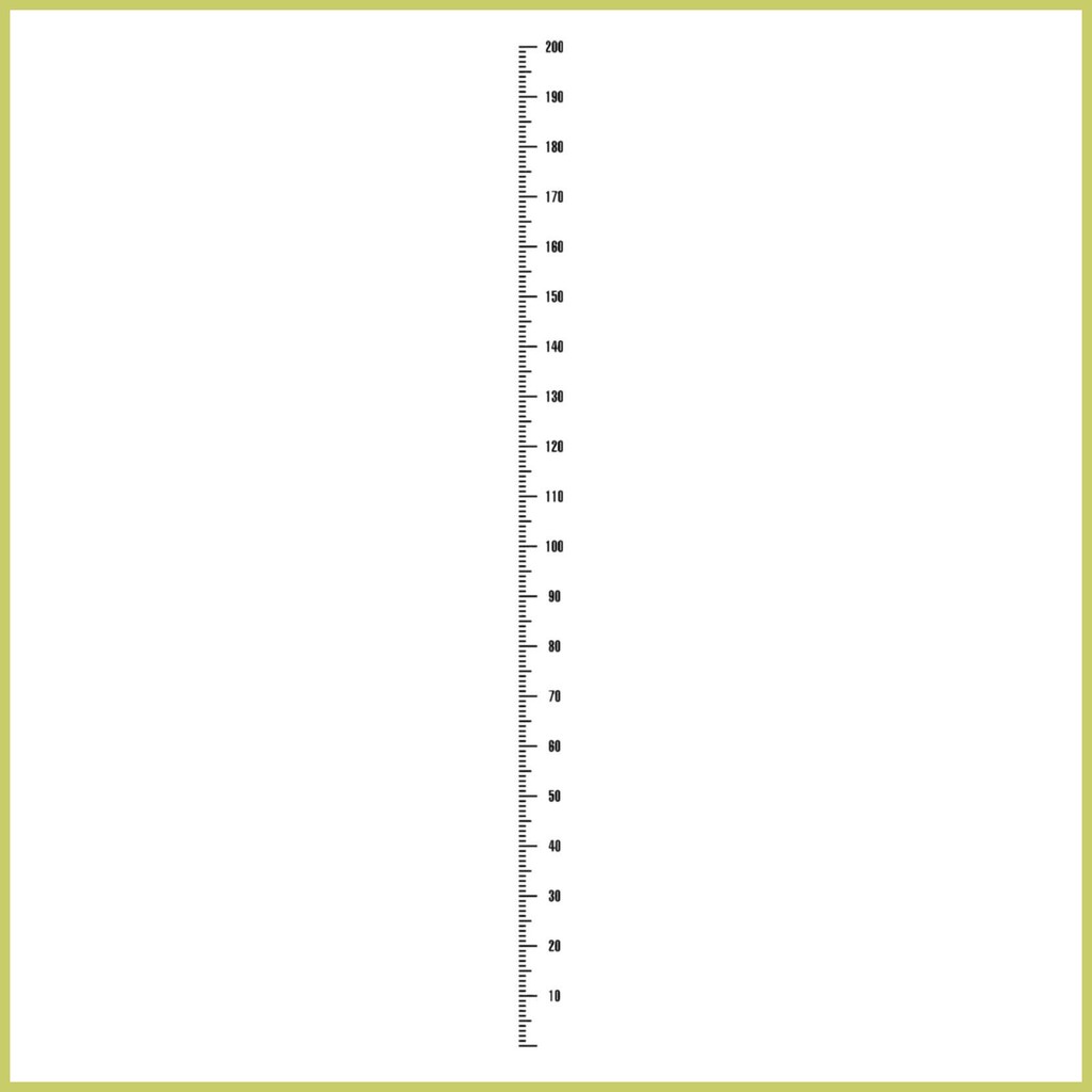 Height Wall Sticker Height Indicator Ruler Measurement Sticker Wall ...