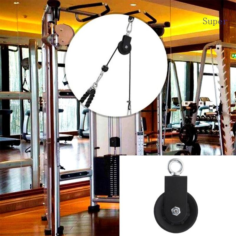 Super Rope Cable Fitness Gym Triceps Pulley Tricep Machine Lifting Diy ...