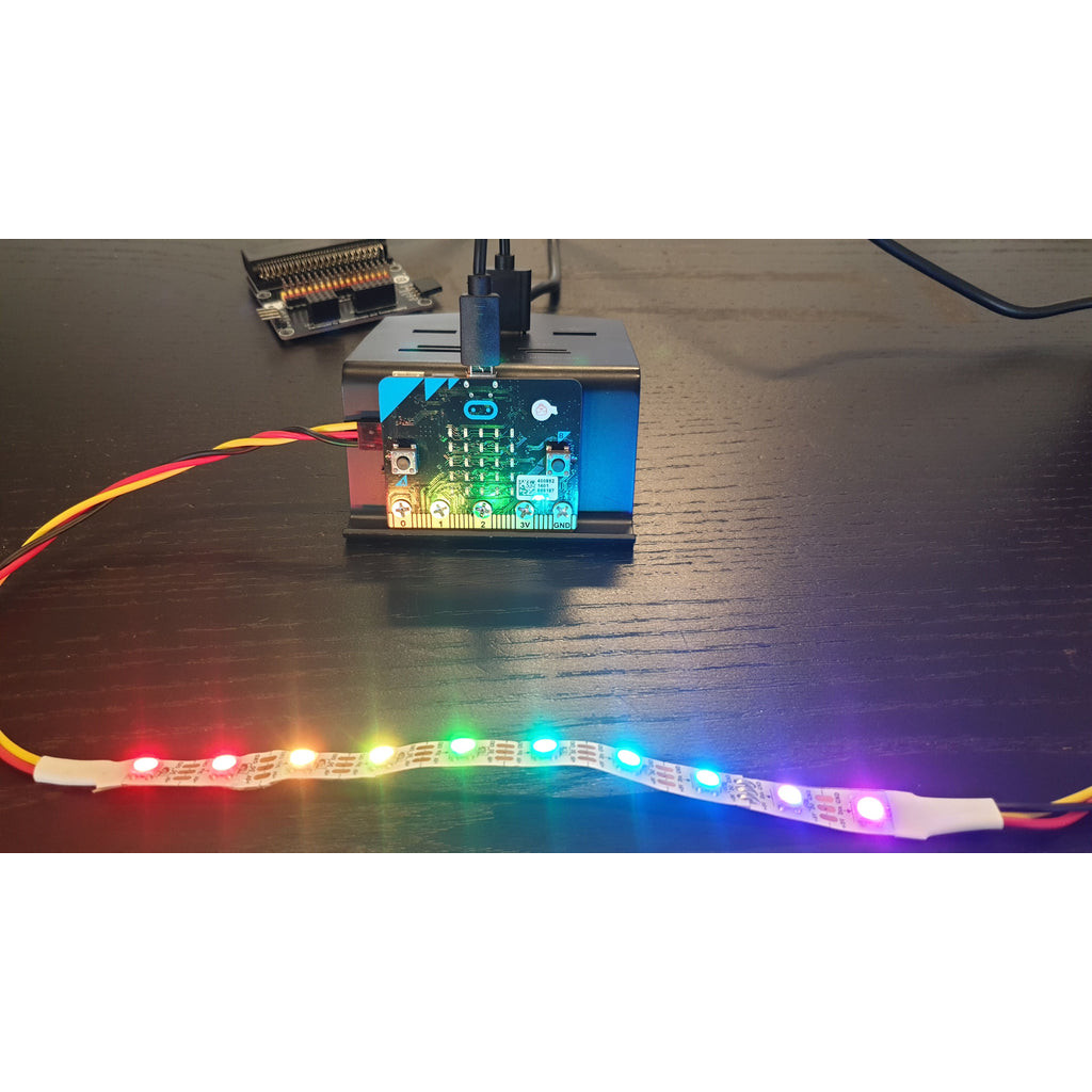 10-RGB LED Strip, WS2812B, Individually Programmable, Chainable ...