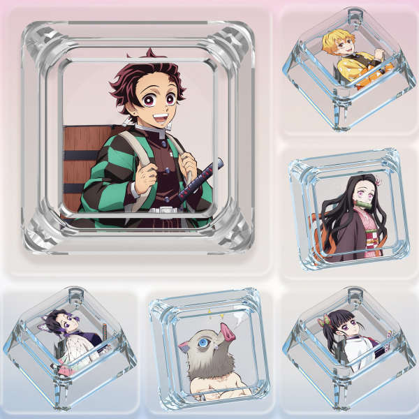 keycaps Aircraft Carrier Key, Demon Slayer, Blade, Personality Keycaps ...