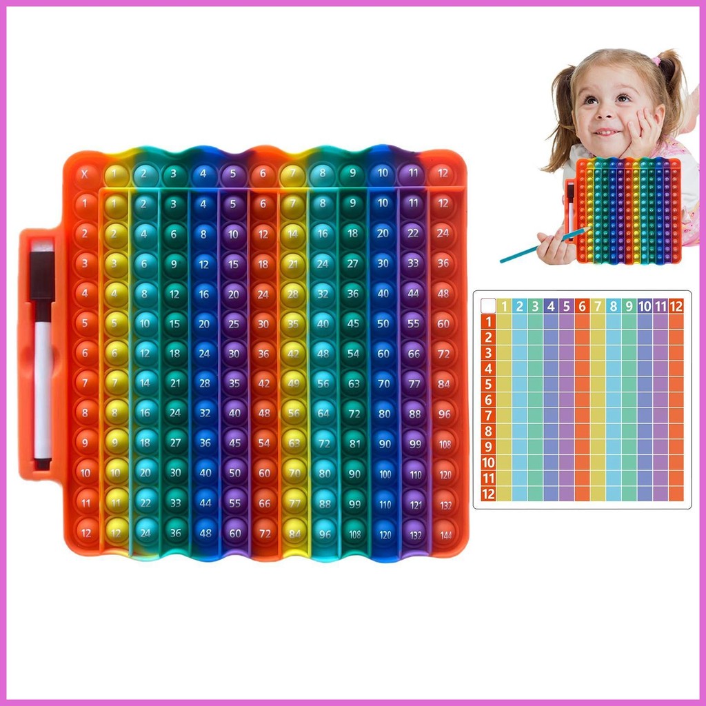 Multiplication Table Educational Fidget Toy Multiplication Fidget ...