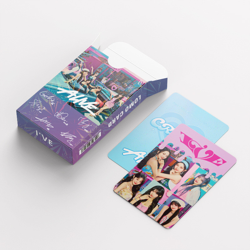 92pcs/box IVE Alive Lomo cards Switch fan club DIVE IVE SCOUT I'VE MINE Stickers Photocards Liz ...