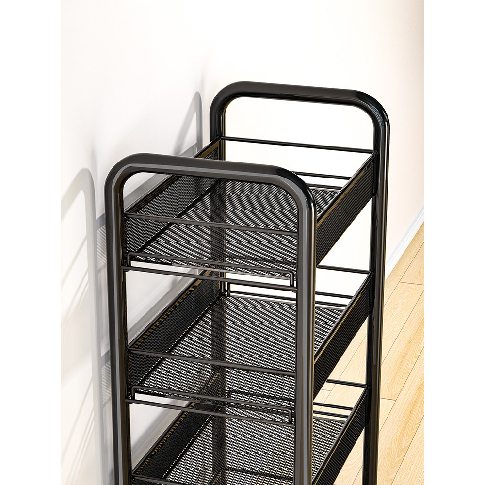 [48H Shipping] Bookshelf Trolley Storage Rack Book Organizer Rack ...