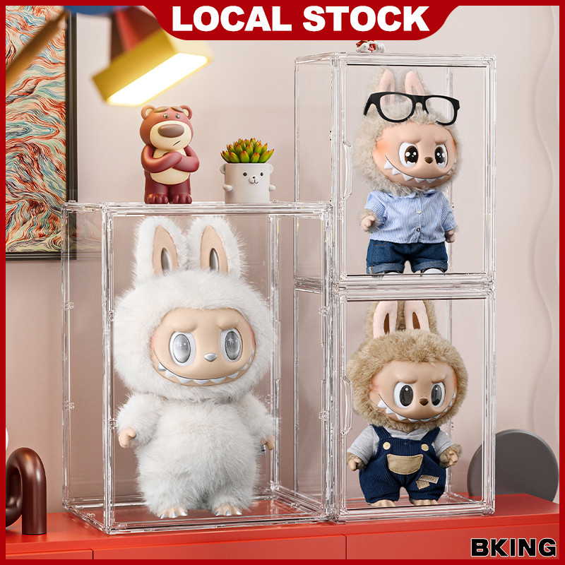 Acrylic Popmart Display Box Labubu Zimomo Display Case | Shopee Singapore