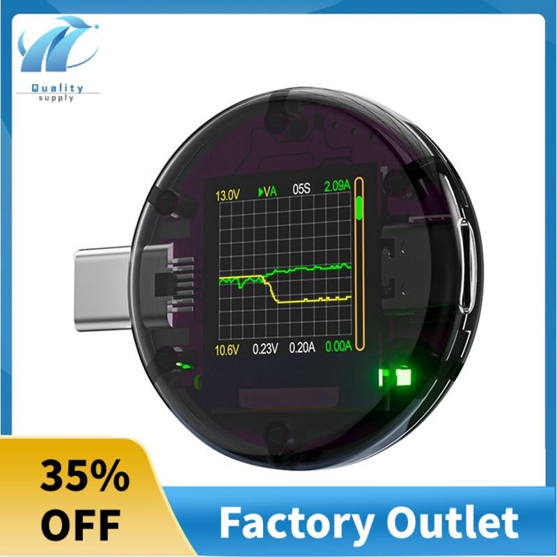 48V USB Tester Type-C PD Detector Digital Voltage Ammeter Power Bank ...