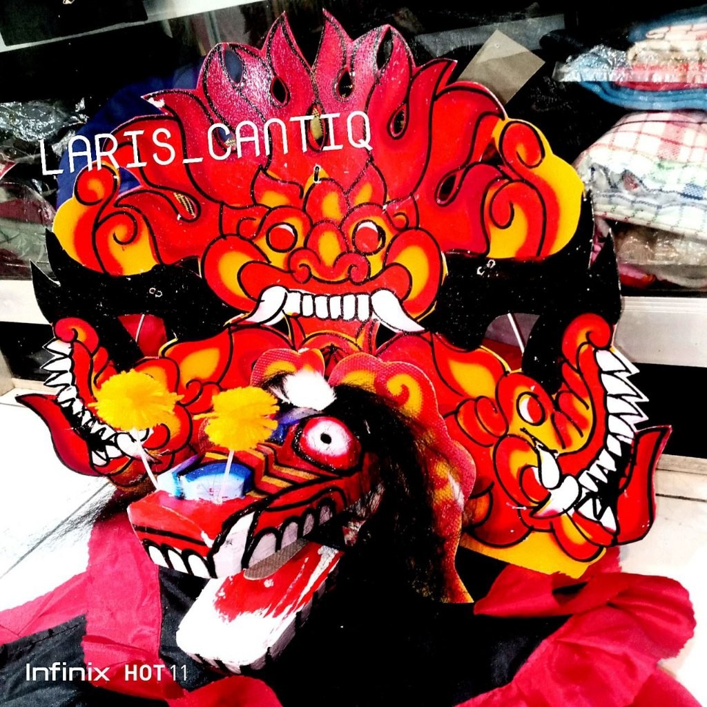 KAYU Barongan Devil Barong Original Wood Full Waru Children 5 - 2 Years ...