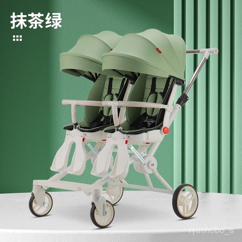 Twin Baby Walking Tool Infant Double Trolley Foldable and Portable ...