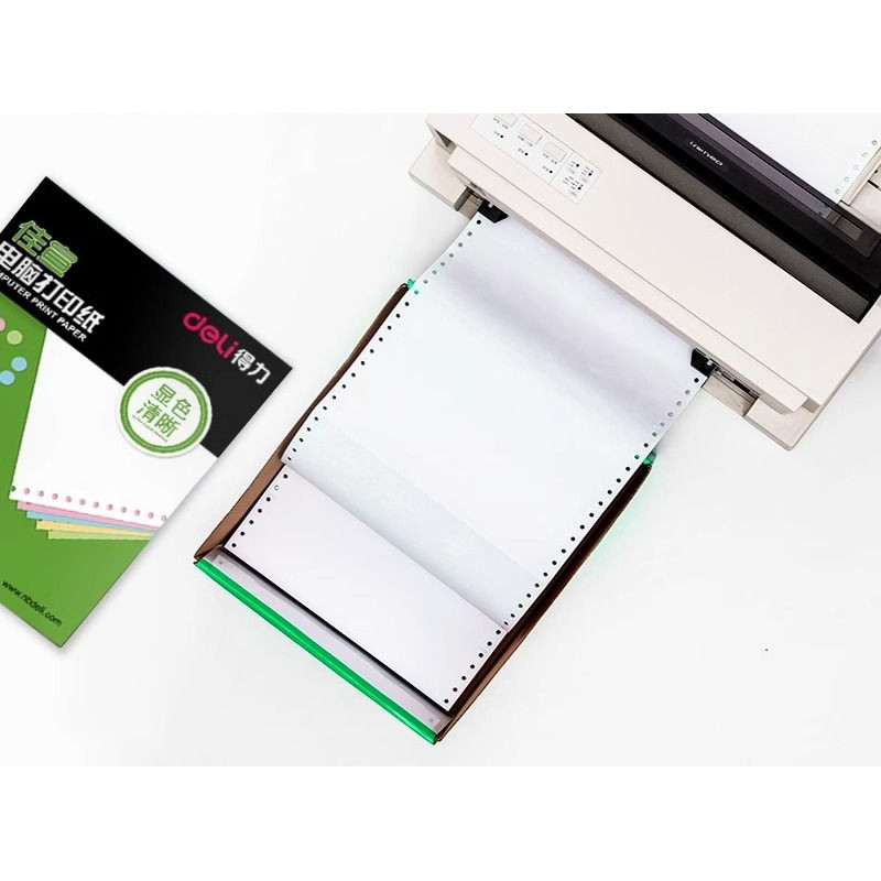 Computer needle printing paper, white color invoice, outbound second ...