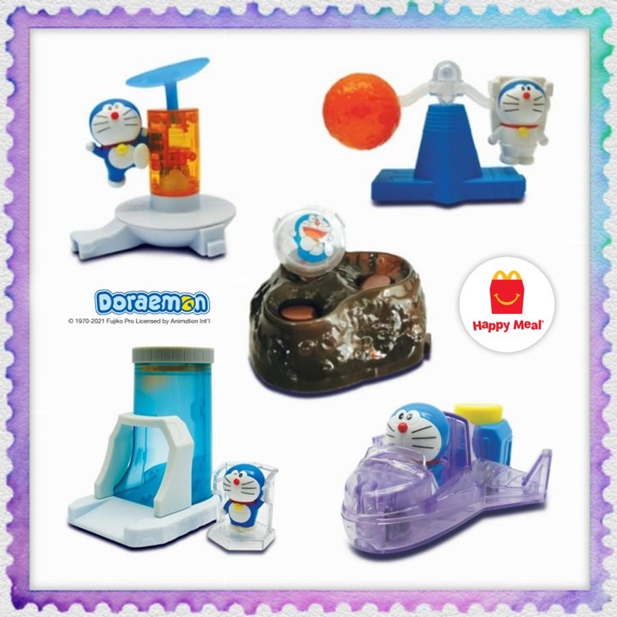 Doraemon Space Series McDonald's Happy Meal Toys Playset Set MCD ...