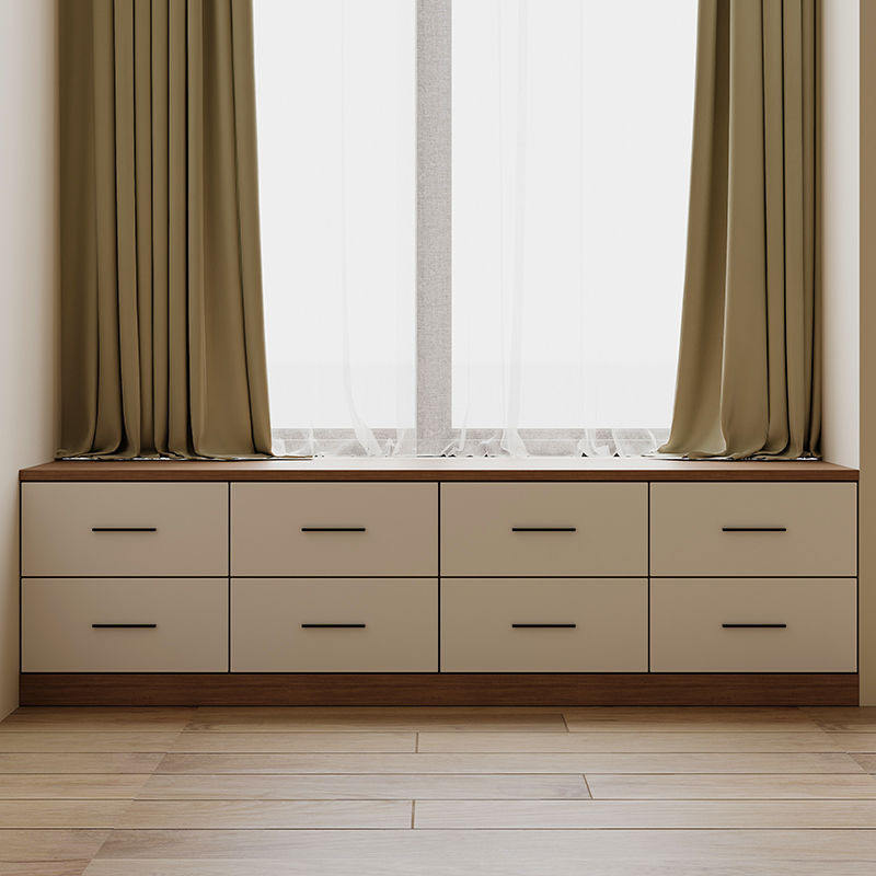 Bay window cabinet drawer chest of drawers low cabinet floor cabinet ...
