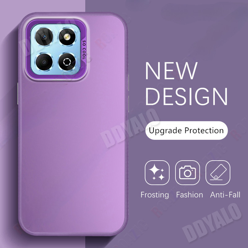 Phone Case For Honor X7C Metallic Aurora Skin Casing Luxury Colorful ...