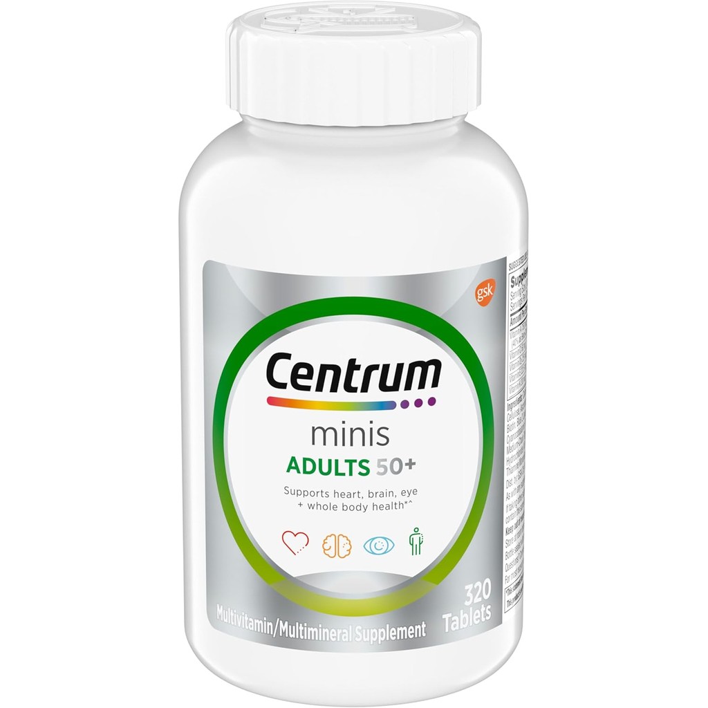 Centrum Minis Silver Multivitamin Tablet for Adults 50 Plus ...
