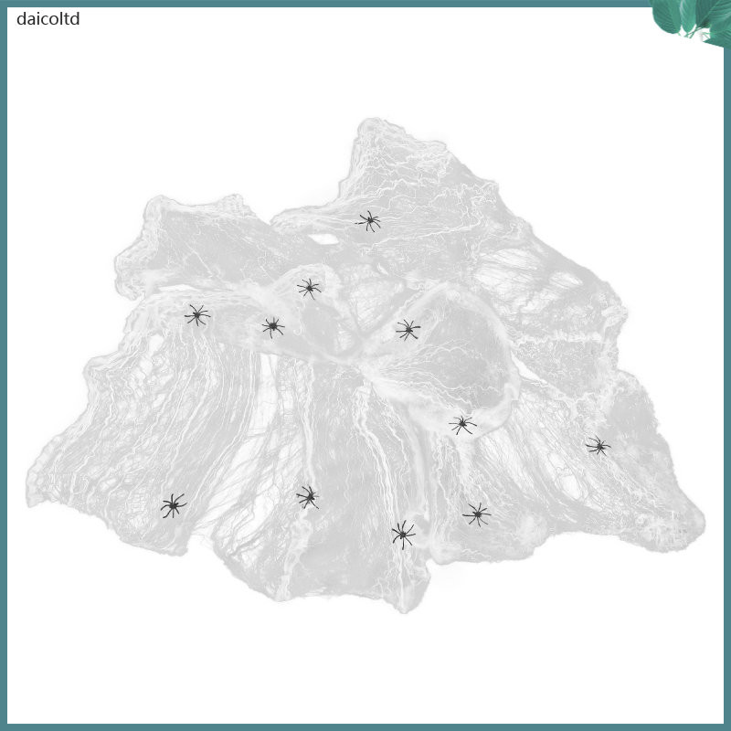 🌱 4Packs Halloween Stretch Spider Web Decorations Fake Spider Cobwebs ...