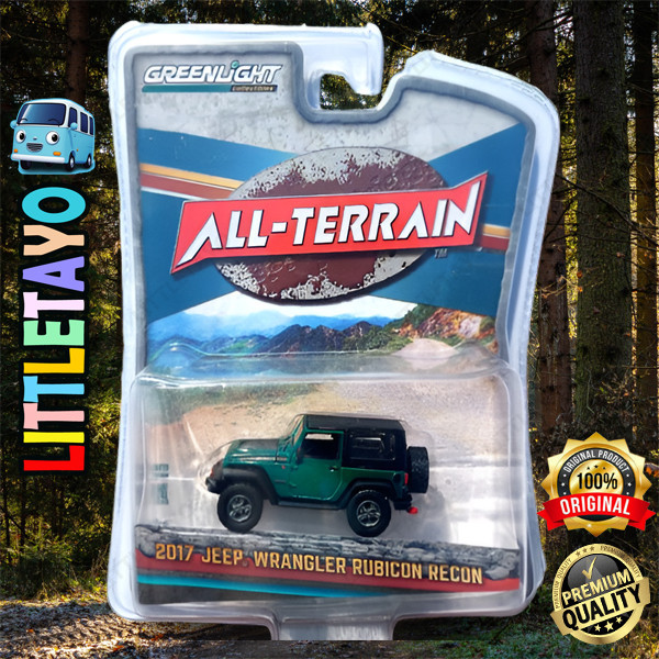 Greenlight All Terrain 2017 Jeep Wrangler Rubicon Recon Green Machine ...