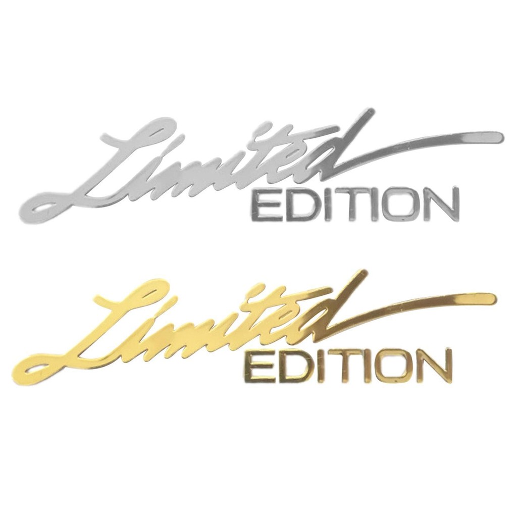 Car Body Sticker Limited Edition Metal Decal for Cars Waterproof Metal ...