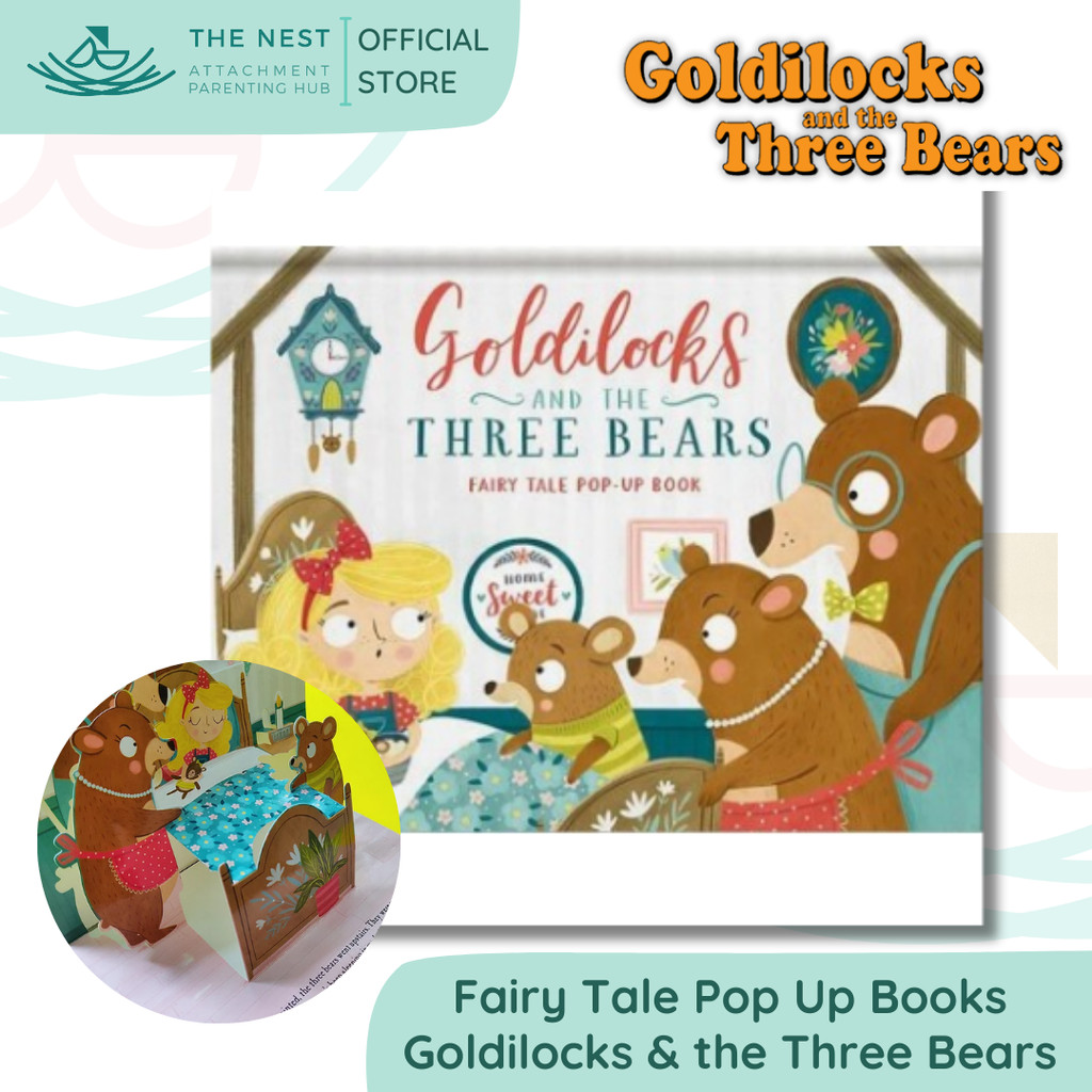 Fairy Tale Pop Up Books: Goldilocks & the Three Bears | Shopee Singapore