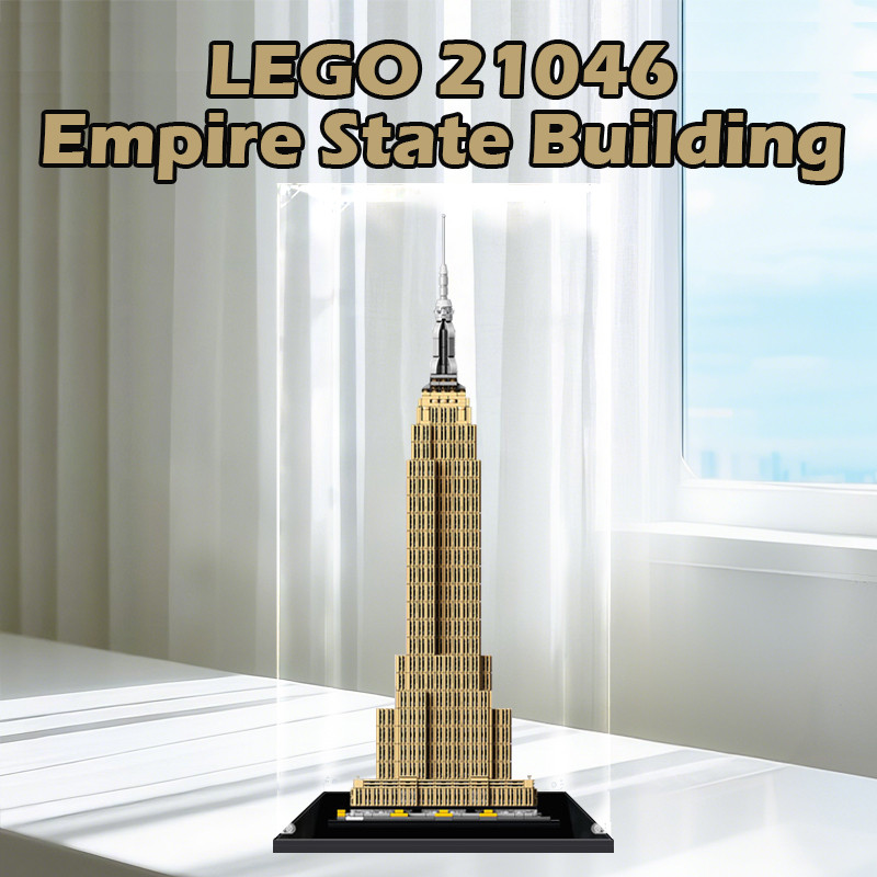 Lego Acrylic Display Box For lego 21046 Empire State Building Popmart ...