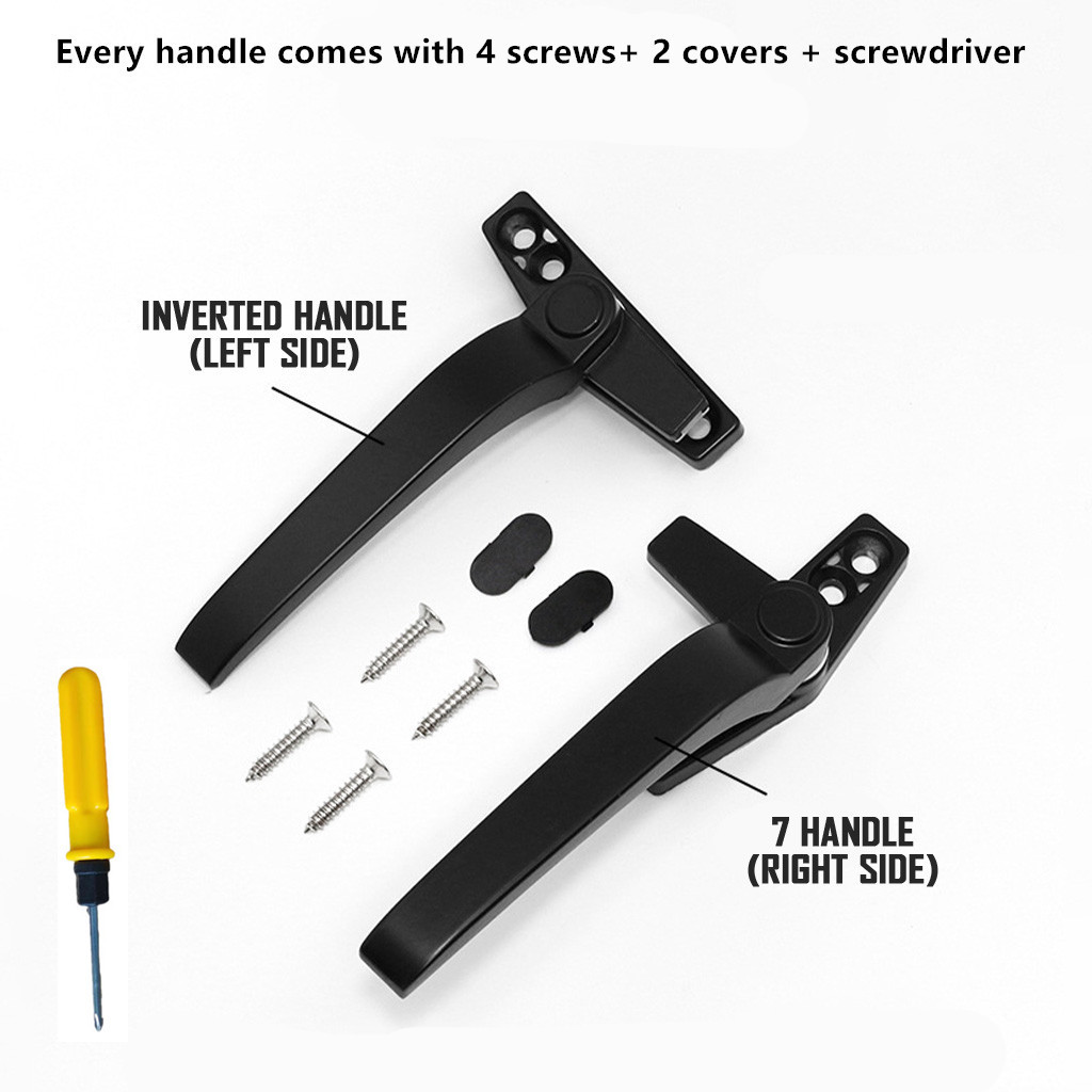 Window Handle Left and Right Aluminium Window Handles Alloy Window ...