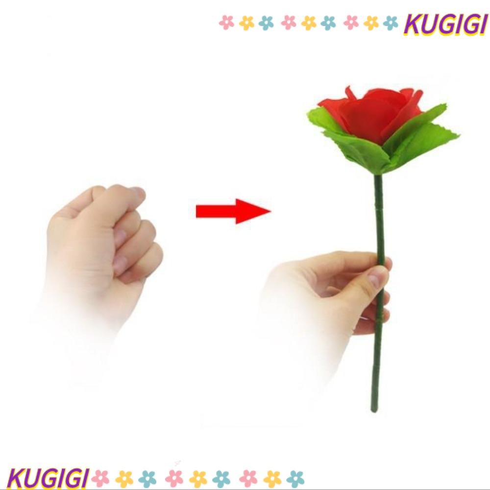 KUGIGI Folding Rose, Gimmick Props 24.5cm Magic Tricks, Romanric Stage ...