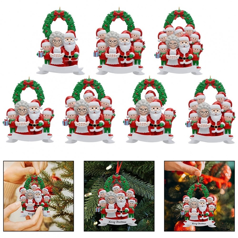 Memorable Christmas Decoration with Customizable Snowman Family Design ...