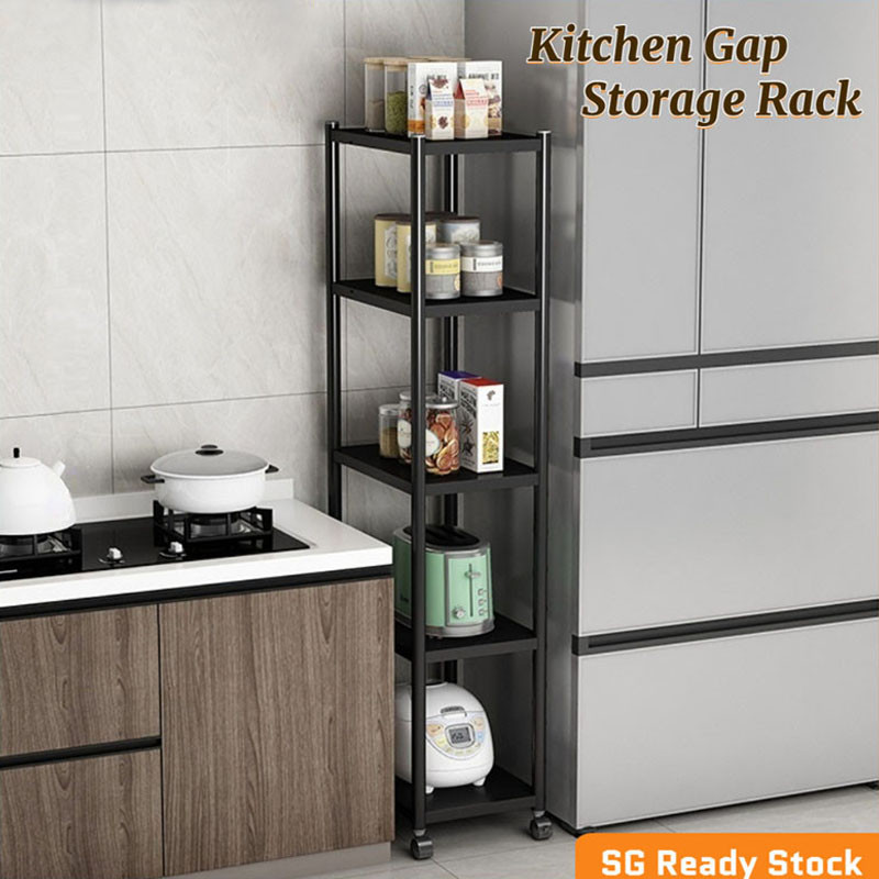 Kitchen Rack Gap Storage Rack Mini Shelf Removable Multi-layer Kitchen ...