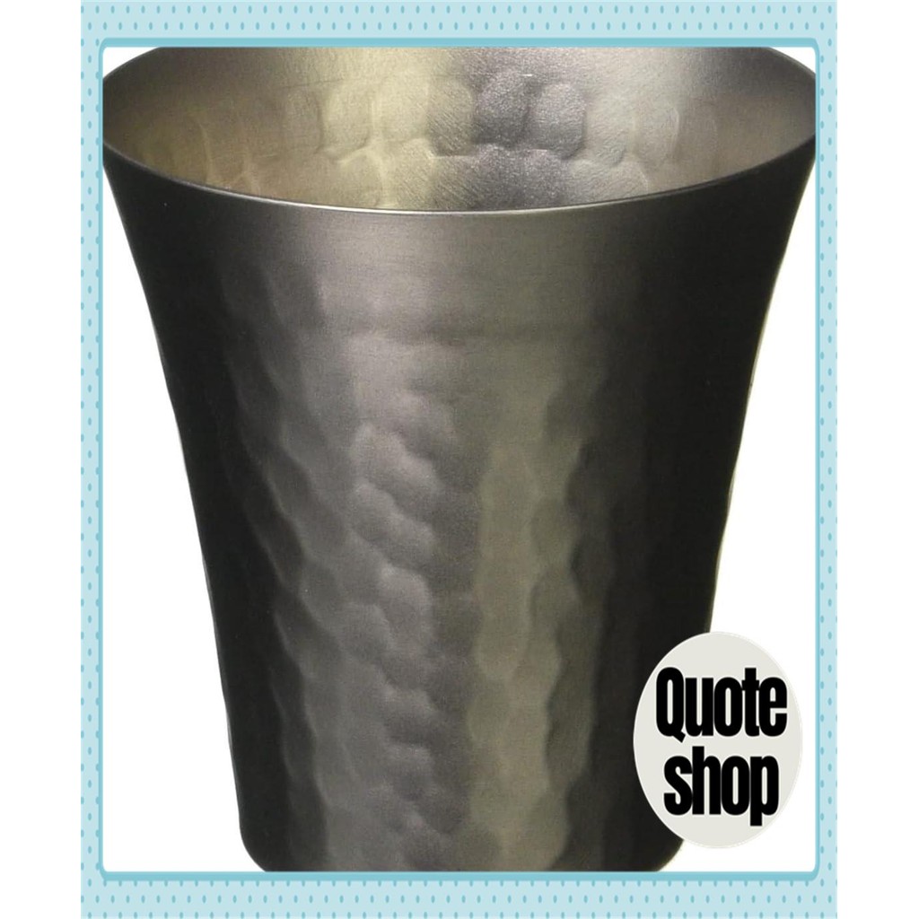 Nagao Tsubamesanjo Titanium Sake Glass Hammered 65ml Set of 2 Made in ...