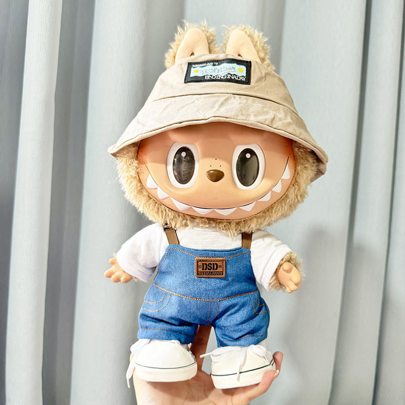 38cm Labubu Vinyl Plush Doll Clothes Replace Labubu Doll Clothes Big ...