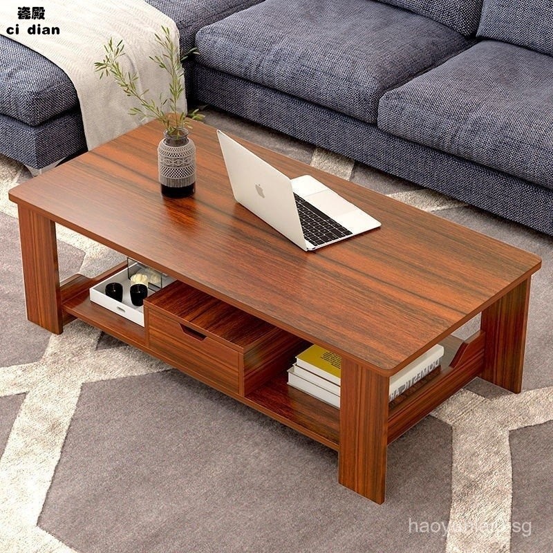 【In stock】Solid Wood Coffee Table Home Living Room Sofa Side Table ...