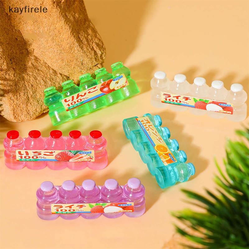 kayfirele 1PC Miniature Dollhouse Juice Beverage Bottle Model Mini Play ...
