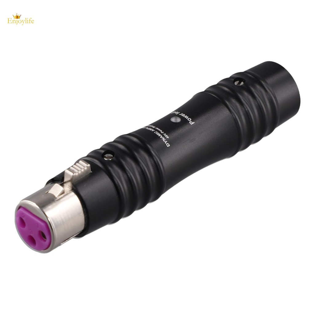 Mini 48V Dynamic Microphone Preamp Single Channel Activator Increase ...
