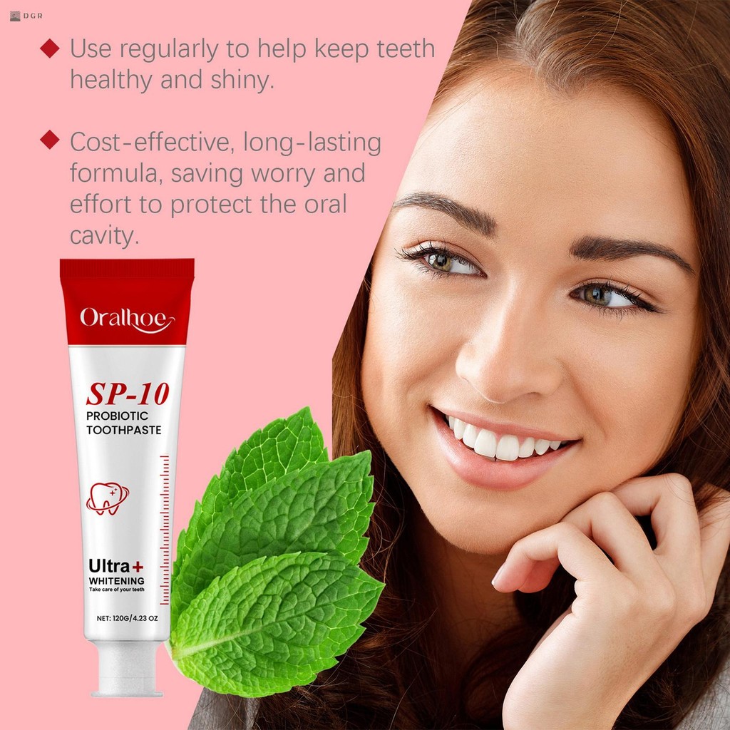 SP-10 Probiotic Sensitivity Relief Toothpaste Fresh Breath Tooth Care ...