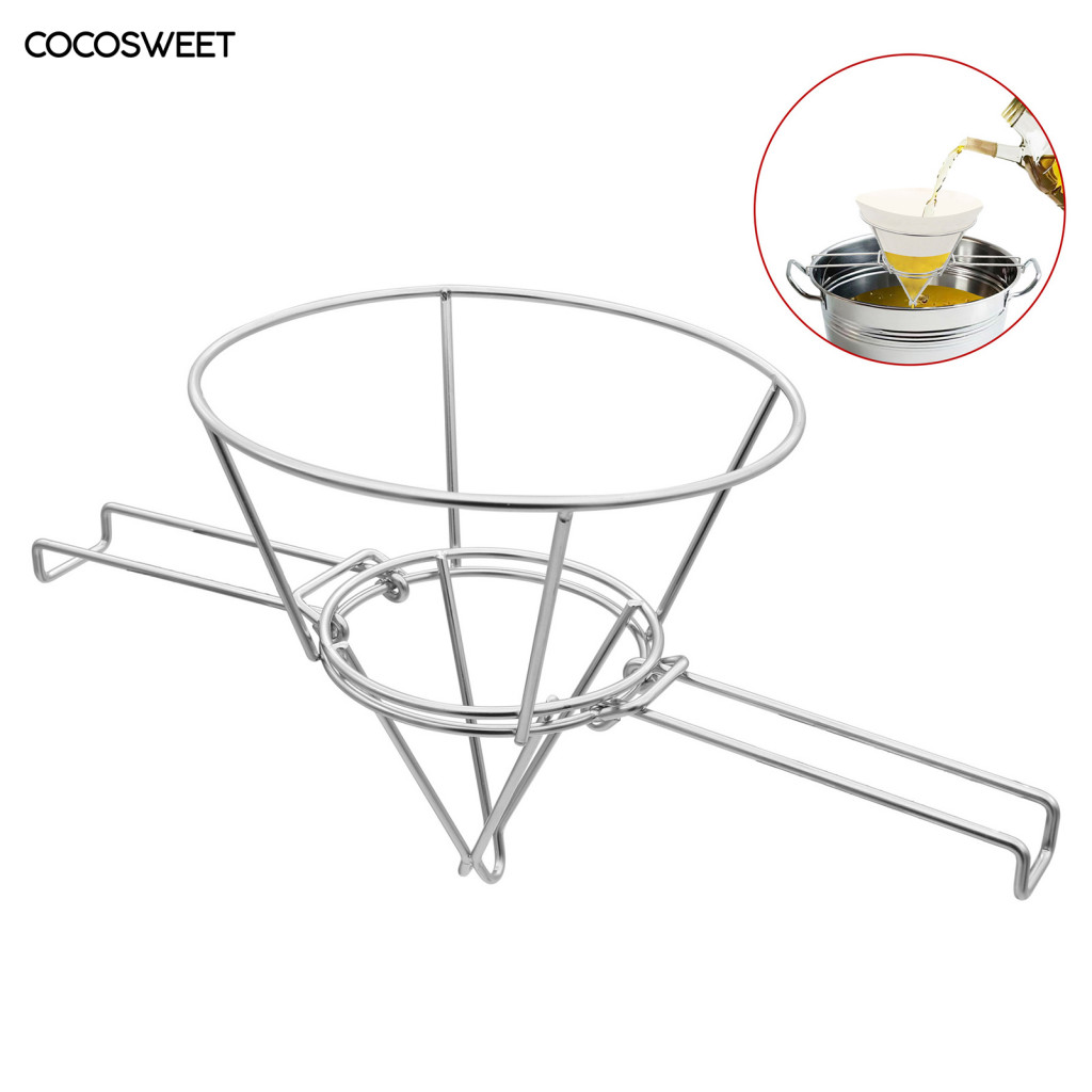 COCO Oil Maintenance Tool Conical Oil Filter Rack Stainless Steel Deep ...