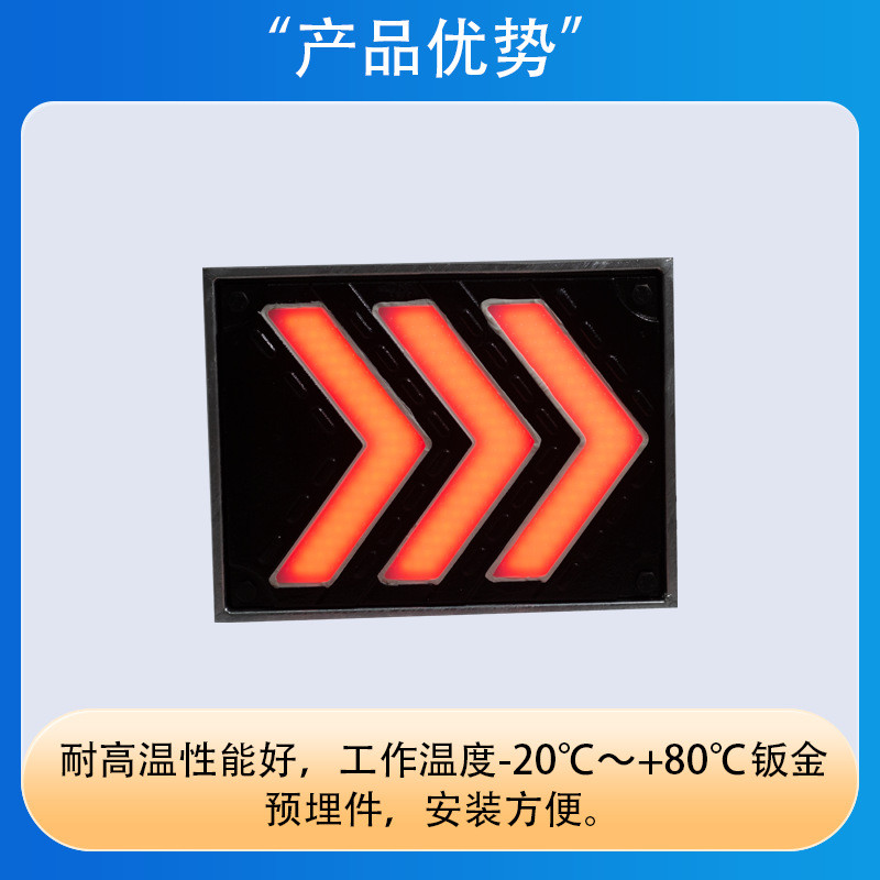 Wisdom Zebra Strips Underground Lamp LED Sidewalk Traffic Warning Light ...