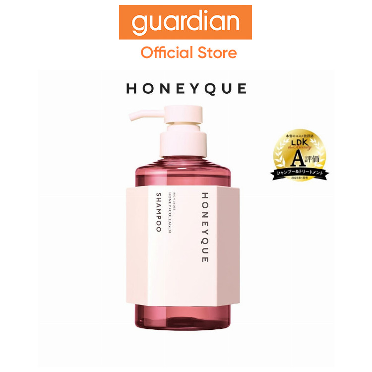 Honeyque Rich Gloss Honey+Collagen Shampoo 450Ml | Shopee Singapore