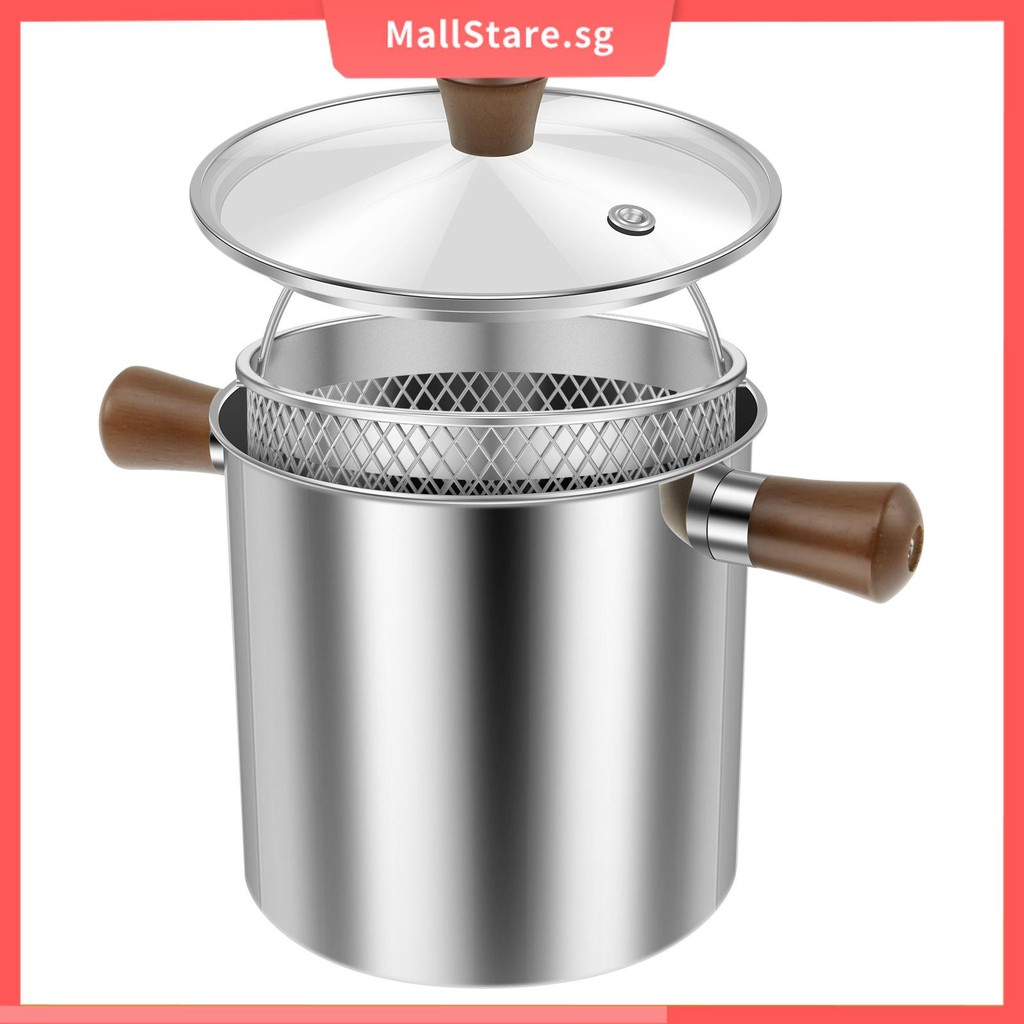 Cooking Fry Pot Safe Aluminum Cooker Pot Oil Saving Fry Pot for Seafood ...