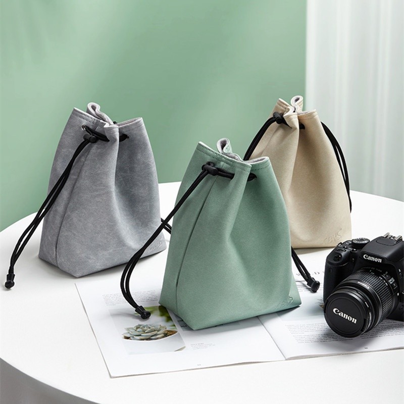 baona Denim Fabric Texture DSLR Camera Bag Waterproof PU Leather Cover ...