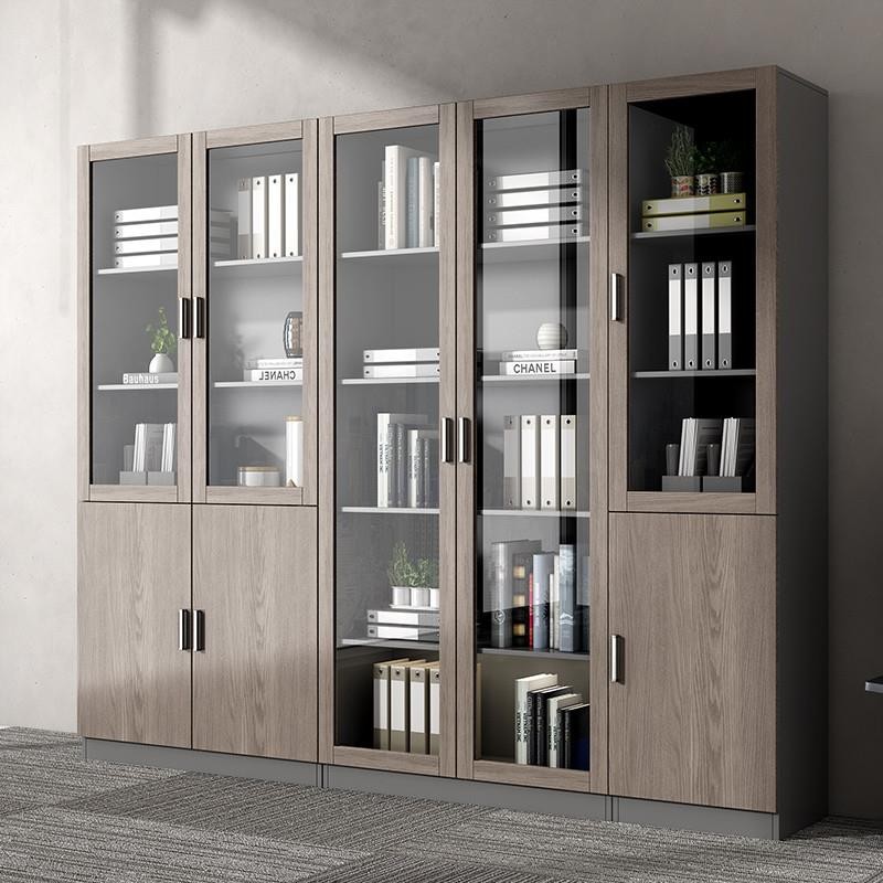 Office File Cabinet Wooden Archive Cabinet Simple Modern with Doors ...
