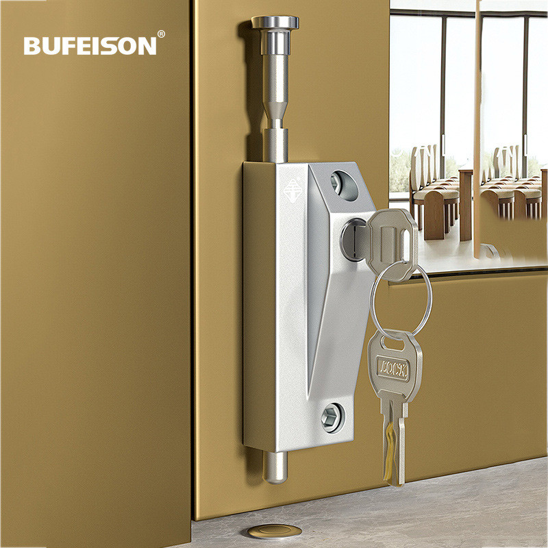 Automatic Rotating Door Bathroom Wooden Door Surface-Mounted Spring ...